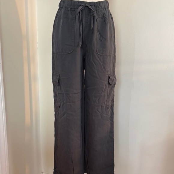 Thread & Supply | Pants & Jumpsuits | Thread Supply Tencel Black Cargo ...